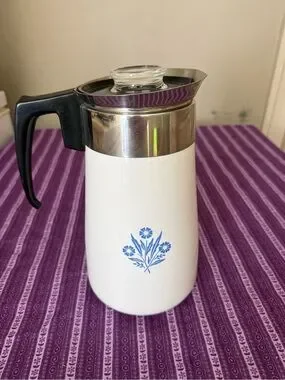 Corningware | Kitchen | Corningware Blue Cornflower Percolator | Poshmark